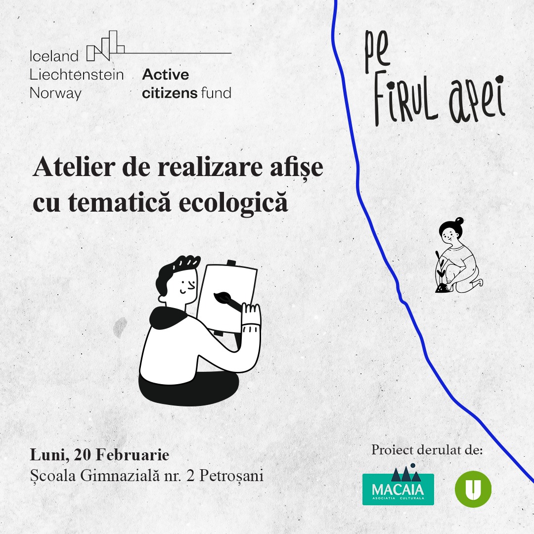 Atelier de realizare afise cu tematica ecologica